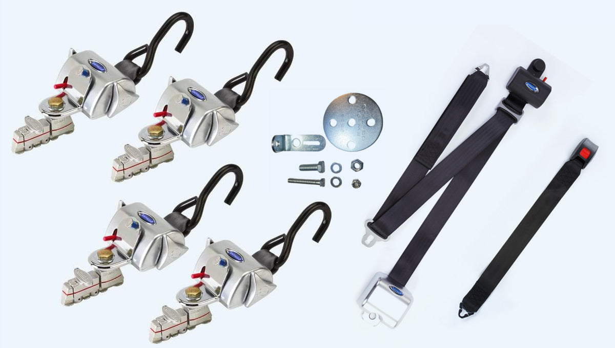 Deluxe Retractor Kit Retractable Shoulder/Lap Belt | Q-8100-A1-HR-L ...