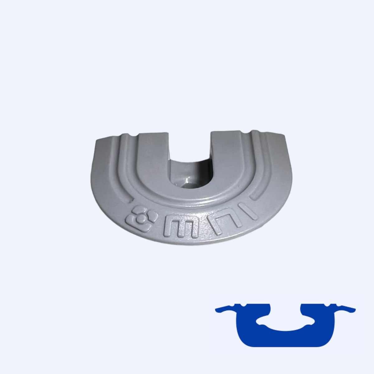 L-TRACK END CAP FOR FLANGE SERIES GREY | QC06088 | RatchetStrap.com ...