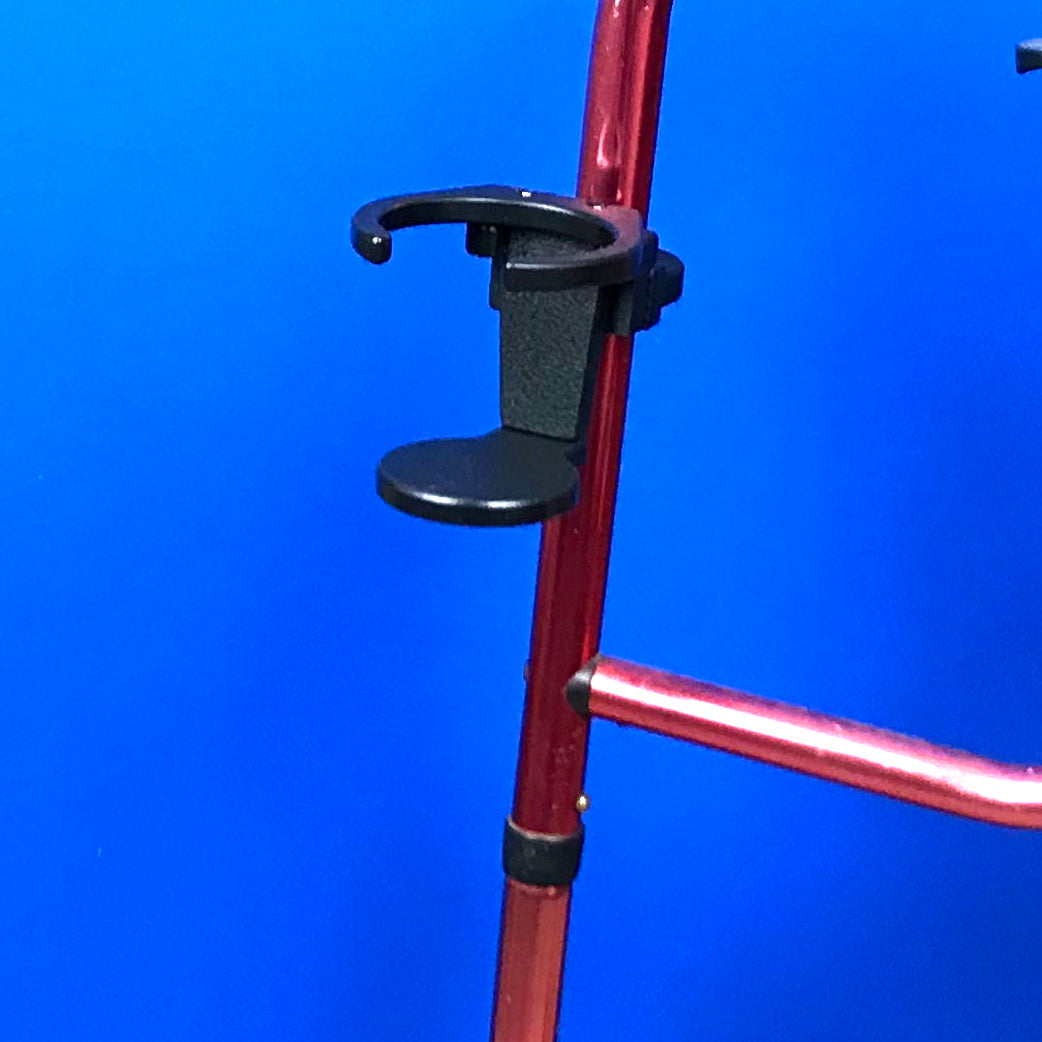 Walker Drink Holder SnapIt! W001C | RatchetStrap.com – WheelchairStrap.com